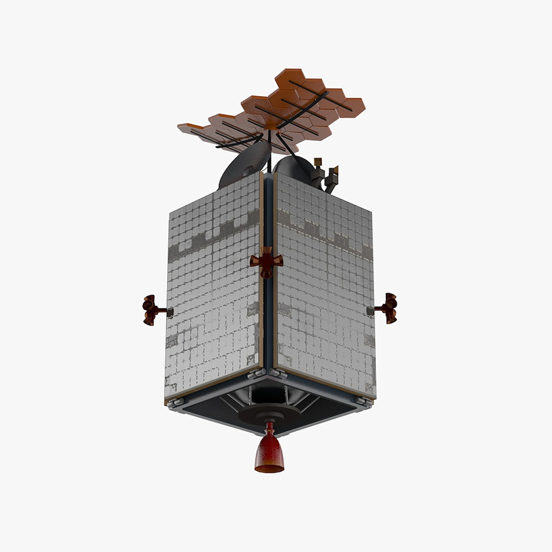 Generic satellite solar model - TurboSquid 1580174