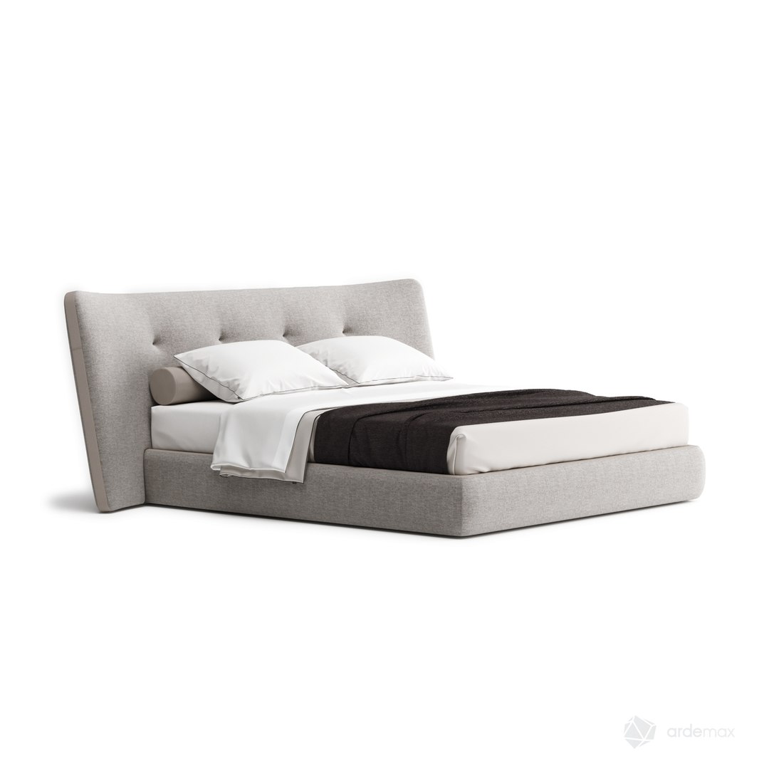 Poliform rever bed 3D model - TurboSquid 1580255