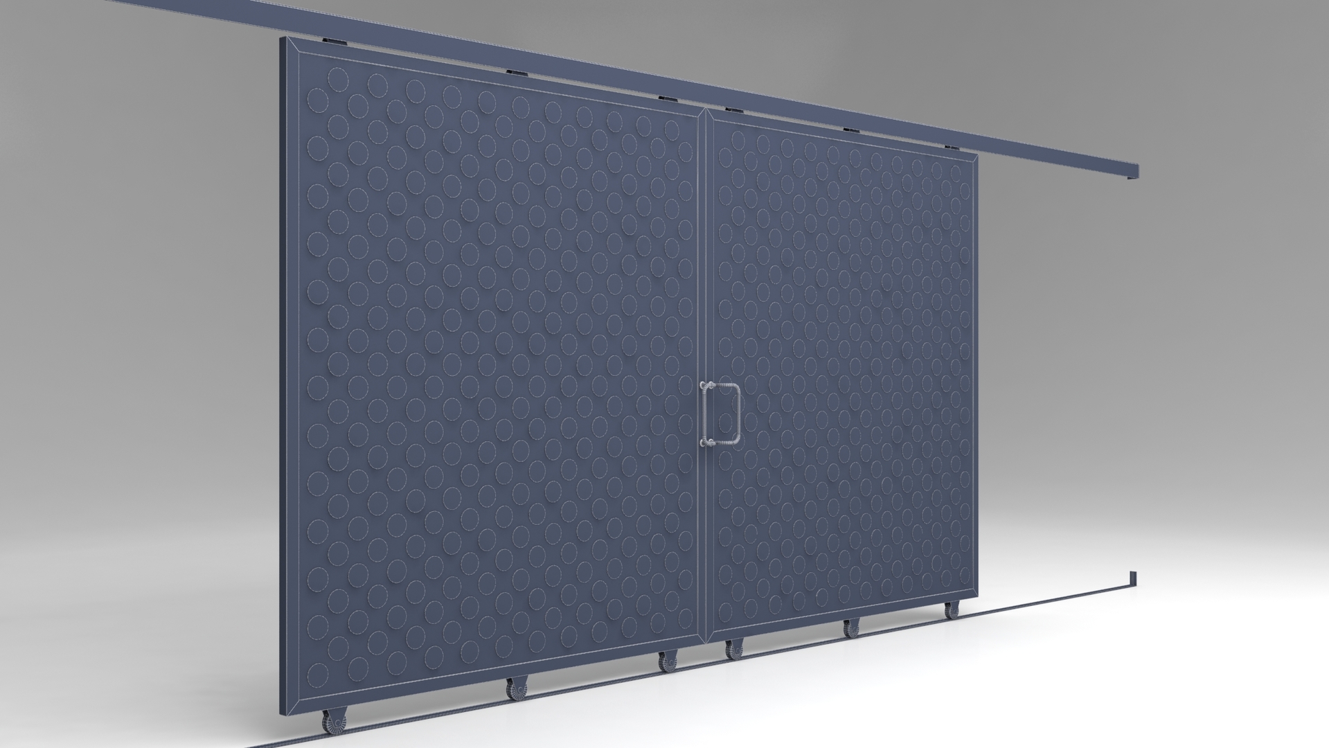 Factory sliding door warehouses 3D model - TurboSquid 1580455