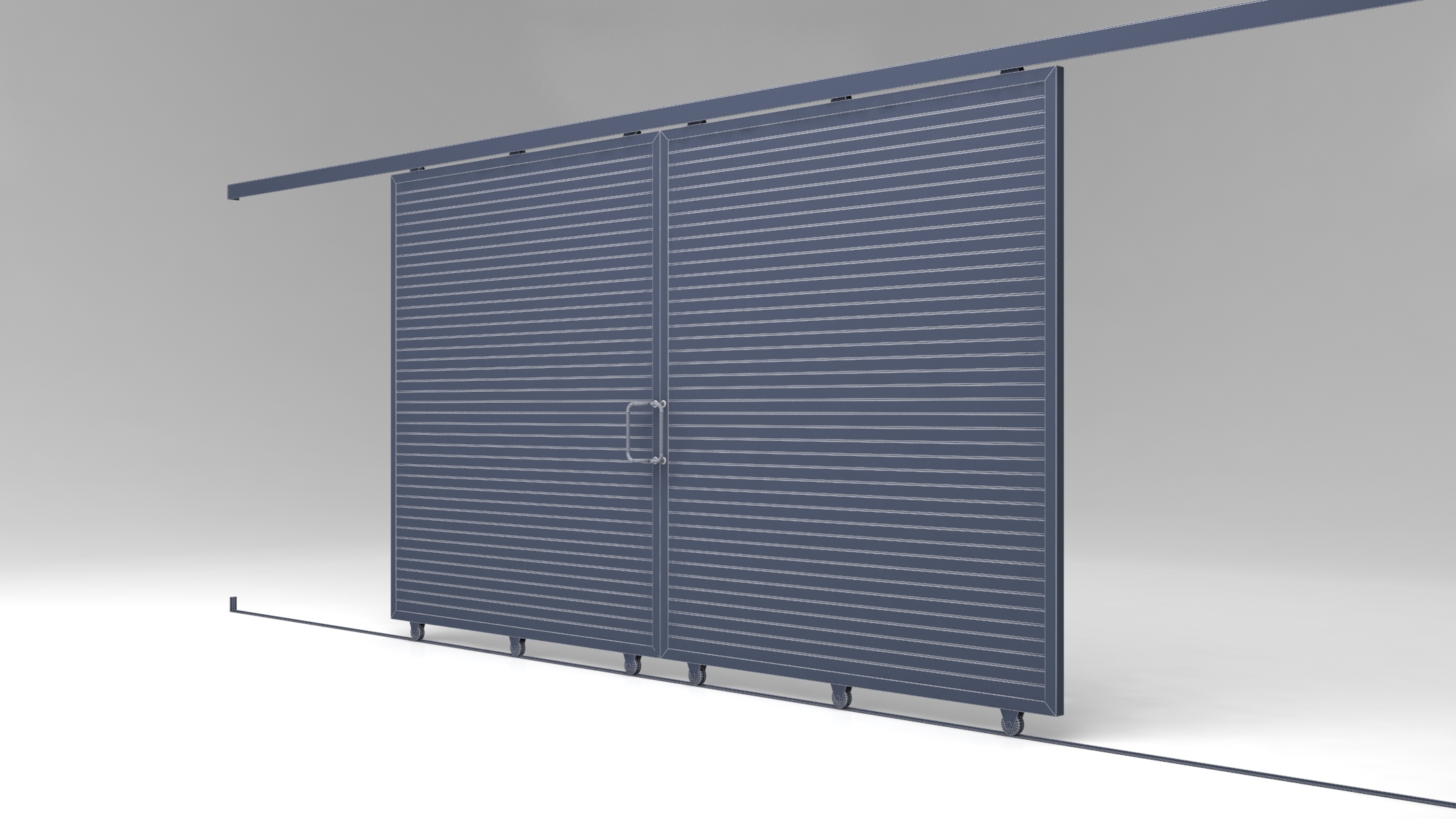 3D factory sliding door warehouses model - TurboSquid 1580448