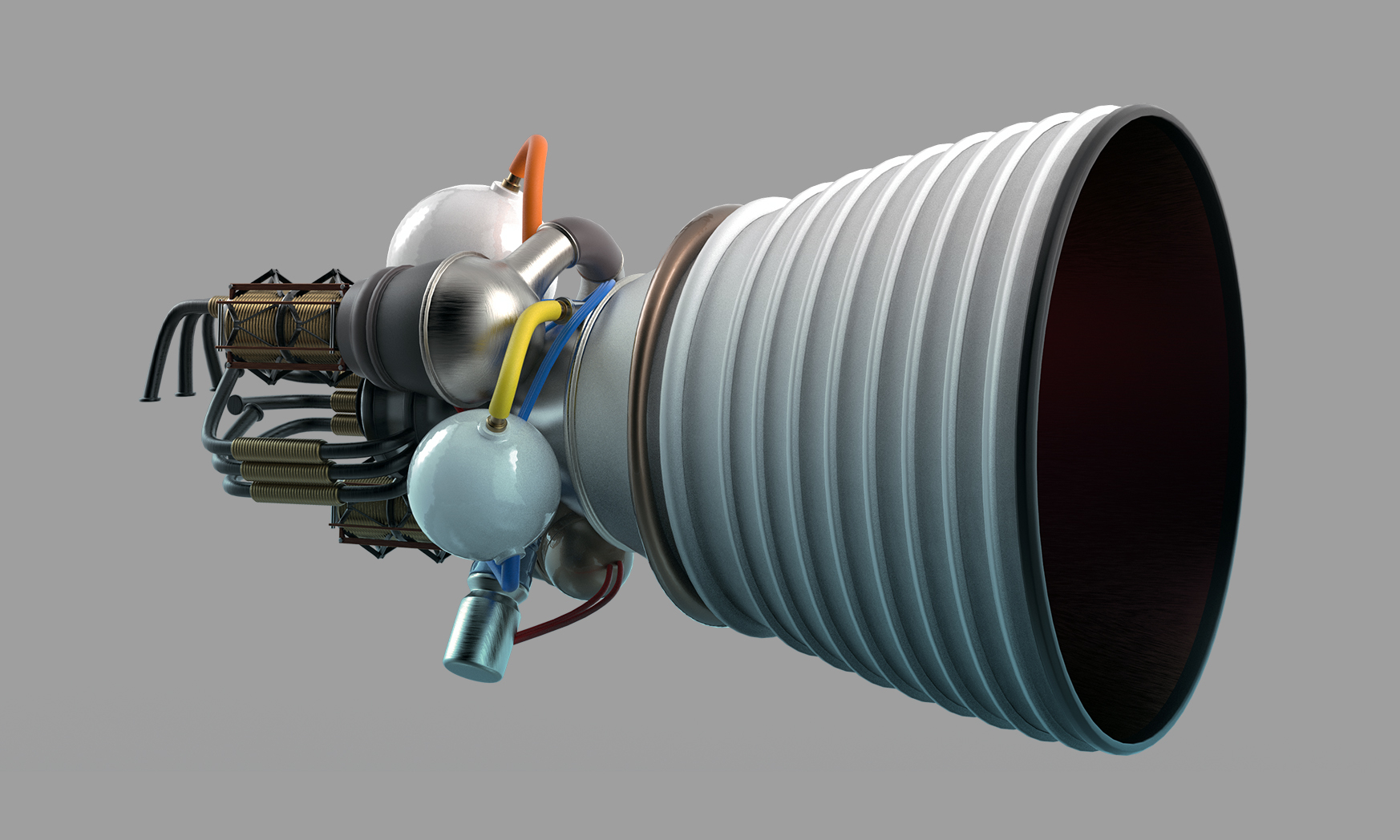 modelo 3d Motor de cohete - TurboSquid 1580476