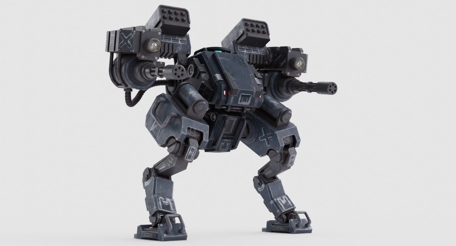 3D model mech army 02 - TurboSquid 1580501