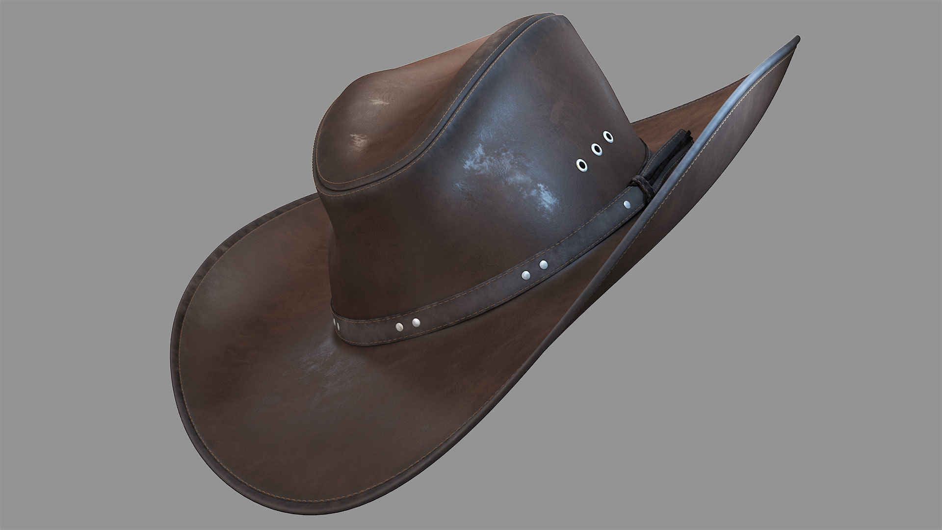 Realistic cowboy hat 3D model - TurboSquid 1580586