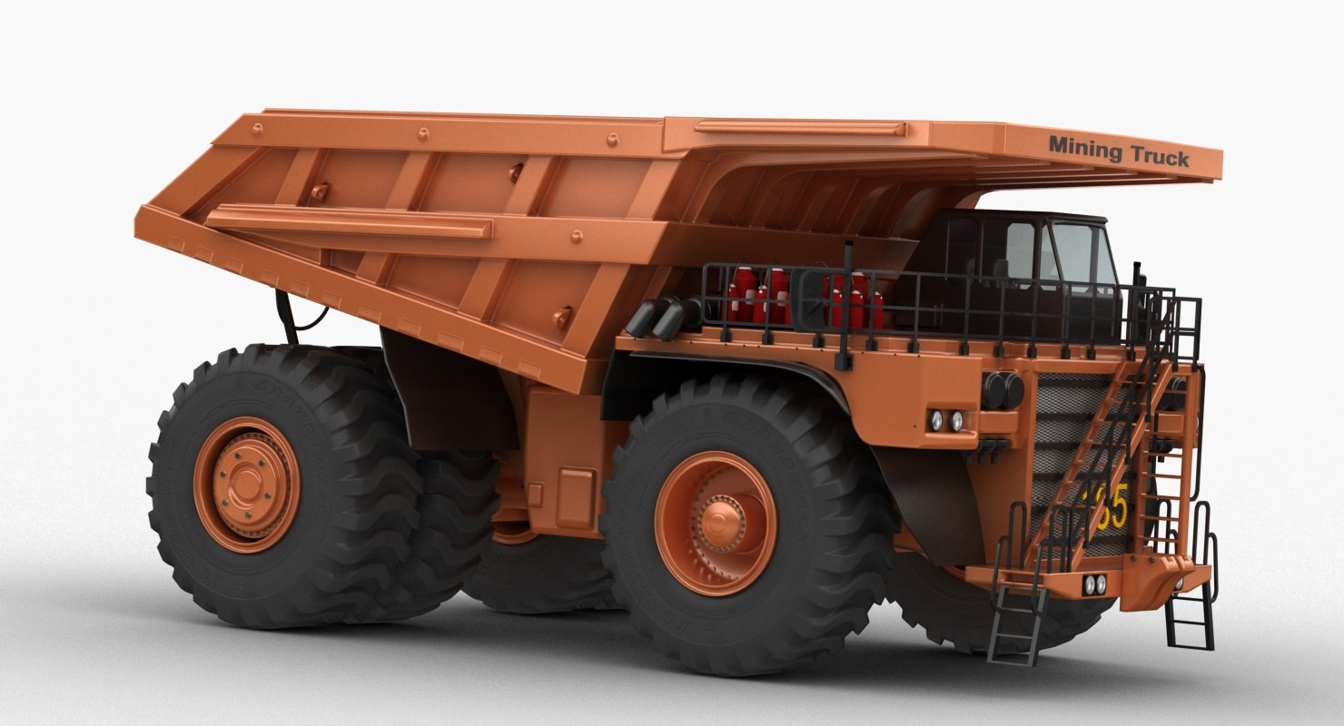 Mining truck 3D model - TurboSquid 1580663