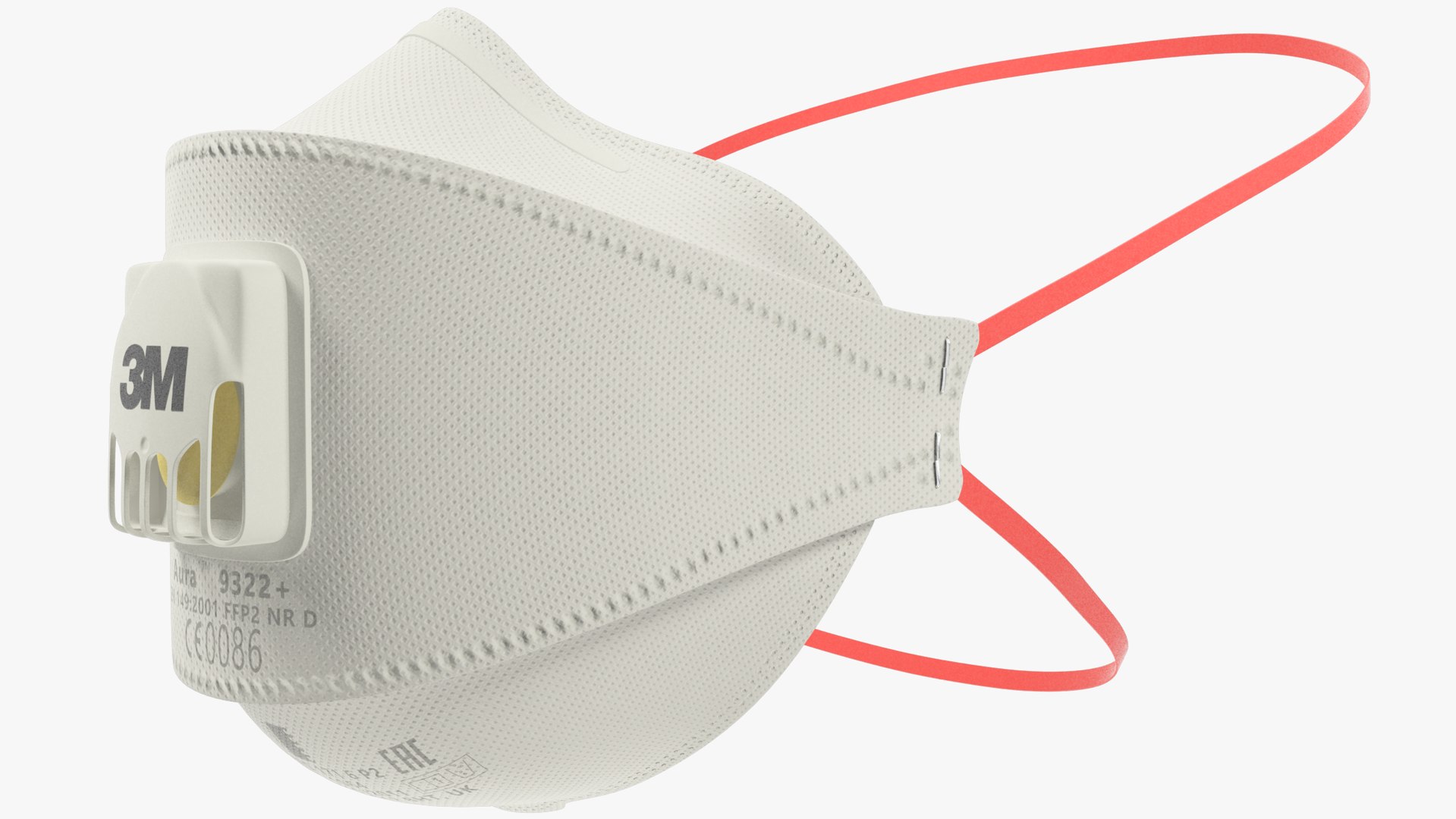 3m aura mask 3D model - TurboSquid 1580789