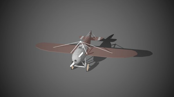 3D airplane07 low-poly - TurboSquid 1580839