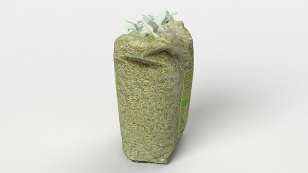 Pack rice 3D model - TurboSquid 1580833