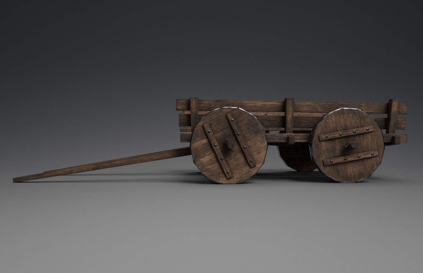 Medieval wagon 3D model - TurboSquid 1580966