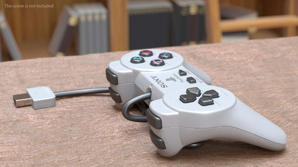 Sony playstation classic controller 3D - TurboSquid 1580995