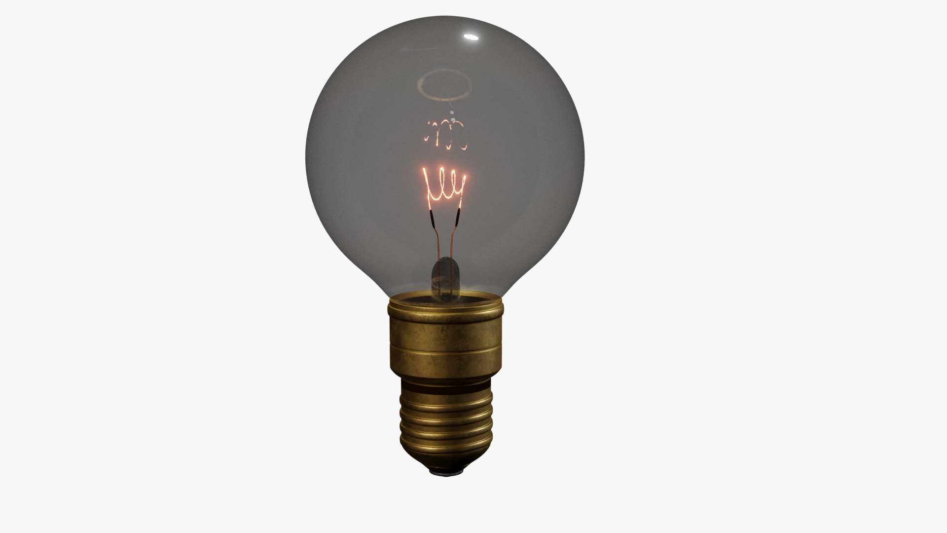 Vintage 1930 light bulb model - TurboSquid 1581009