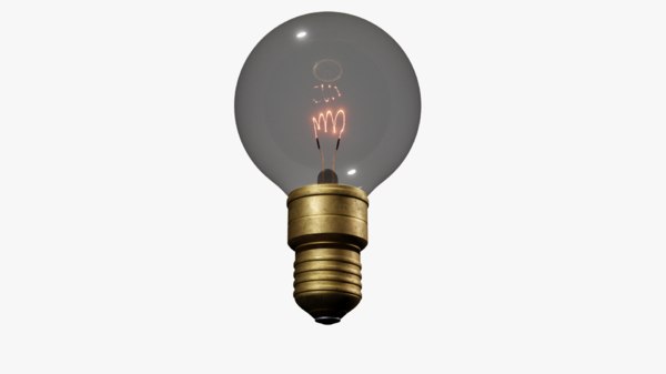 Vintage 1930 light bulb model - TurboSquid 1581009
