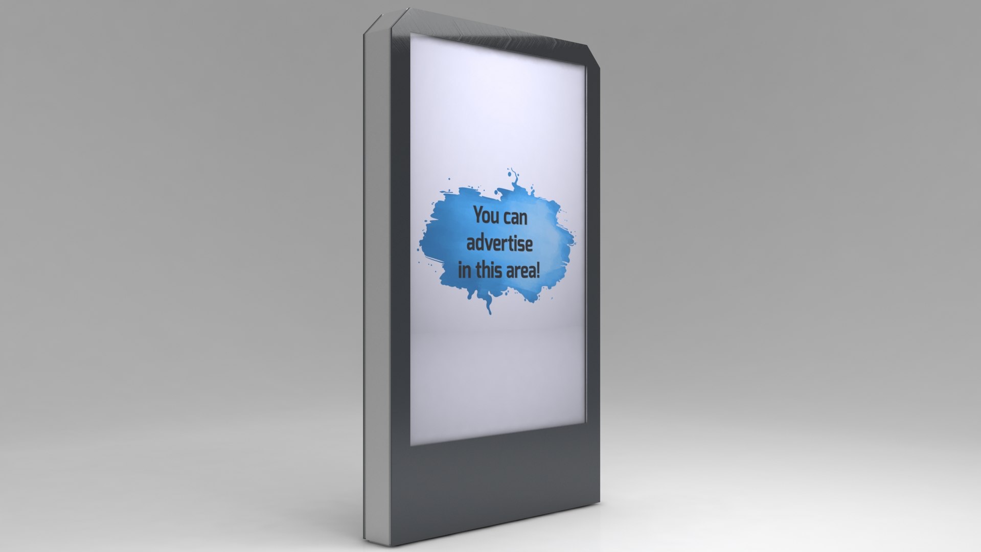 3D designed advertising billboard model - TurboSquid 1581017