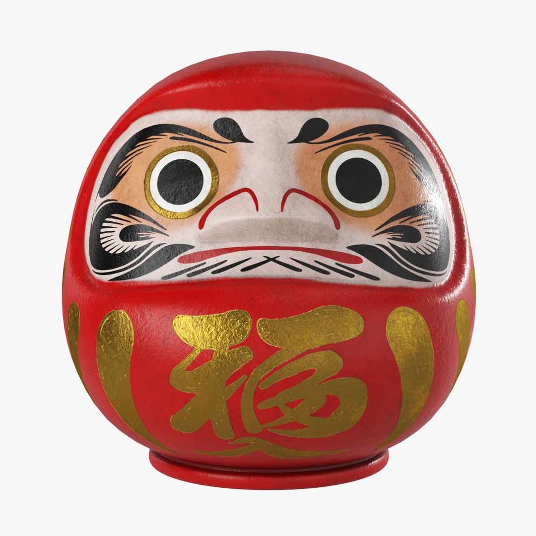 Daruma doll 3D model - TurboSquid 1581067
