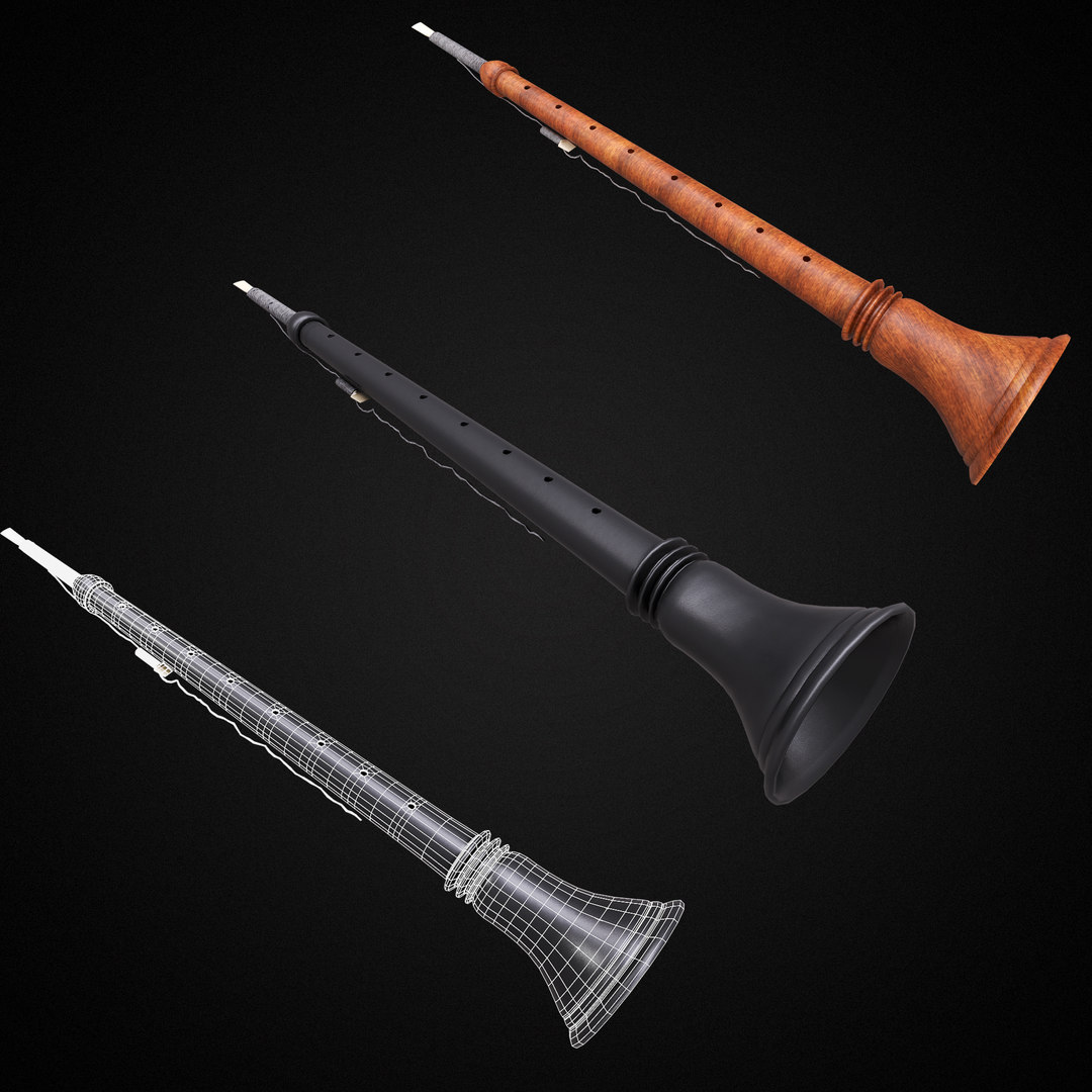 Shehnai music instrument model - TurboSquid 1582769