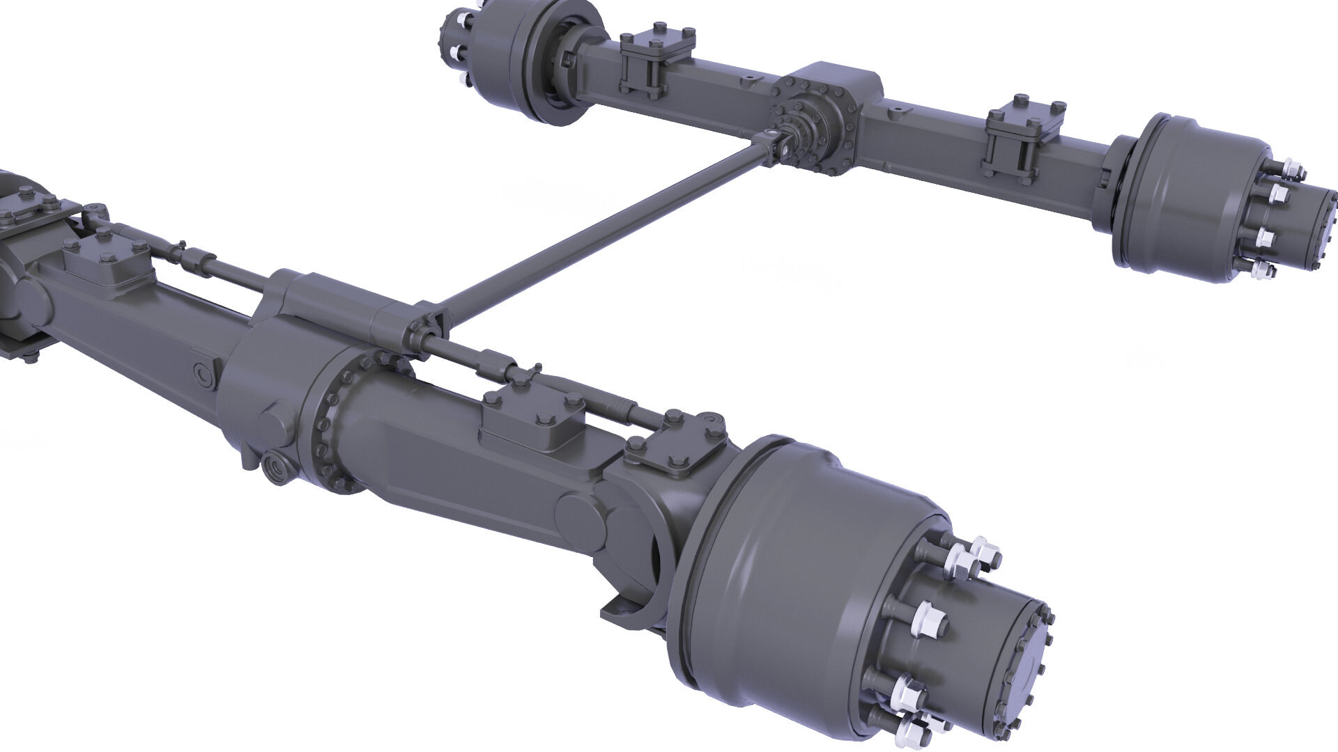 3D model suspension axle rear - TurboSquid 1581256