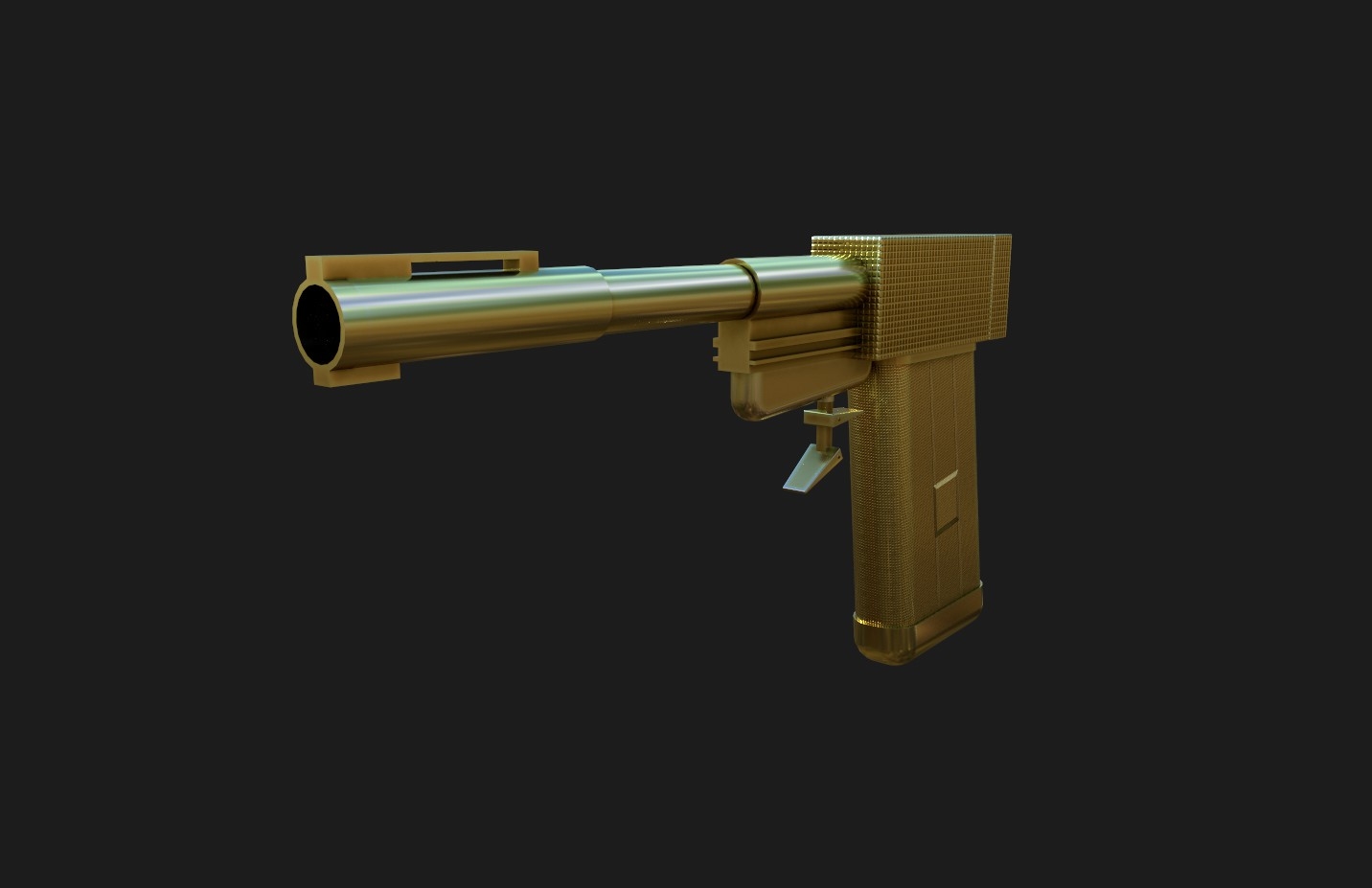 Gold Weapon 3D-Modell - TurboSquid 1581201