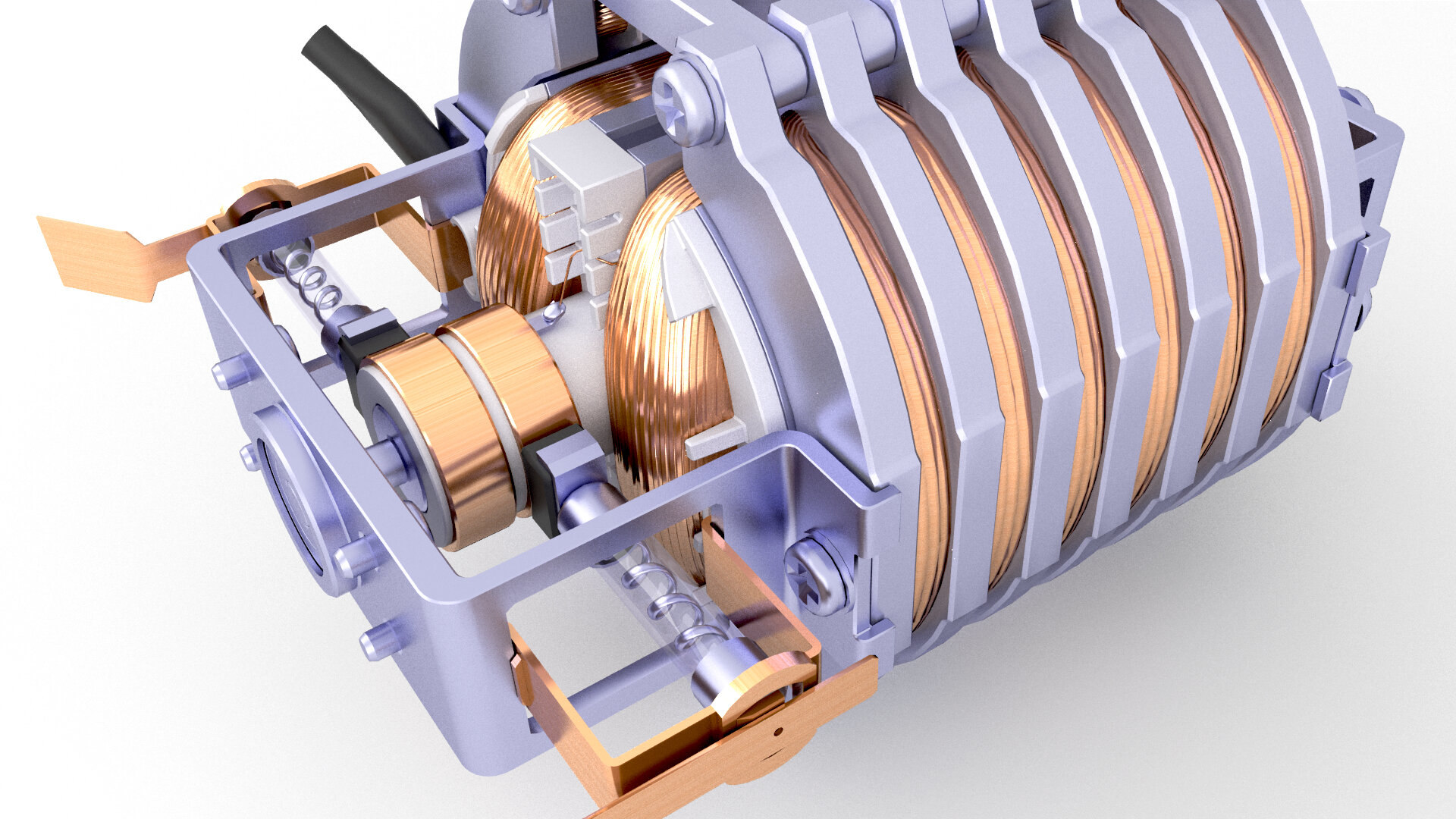 Steampunk electric motor model - TurboSquid 1581269