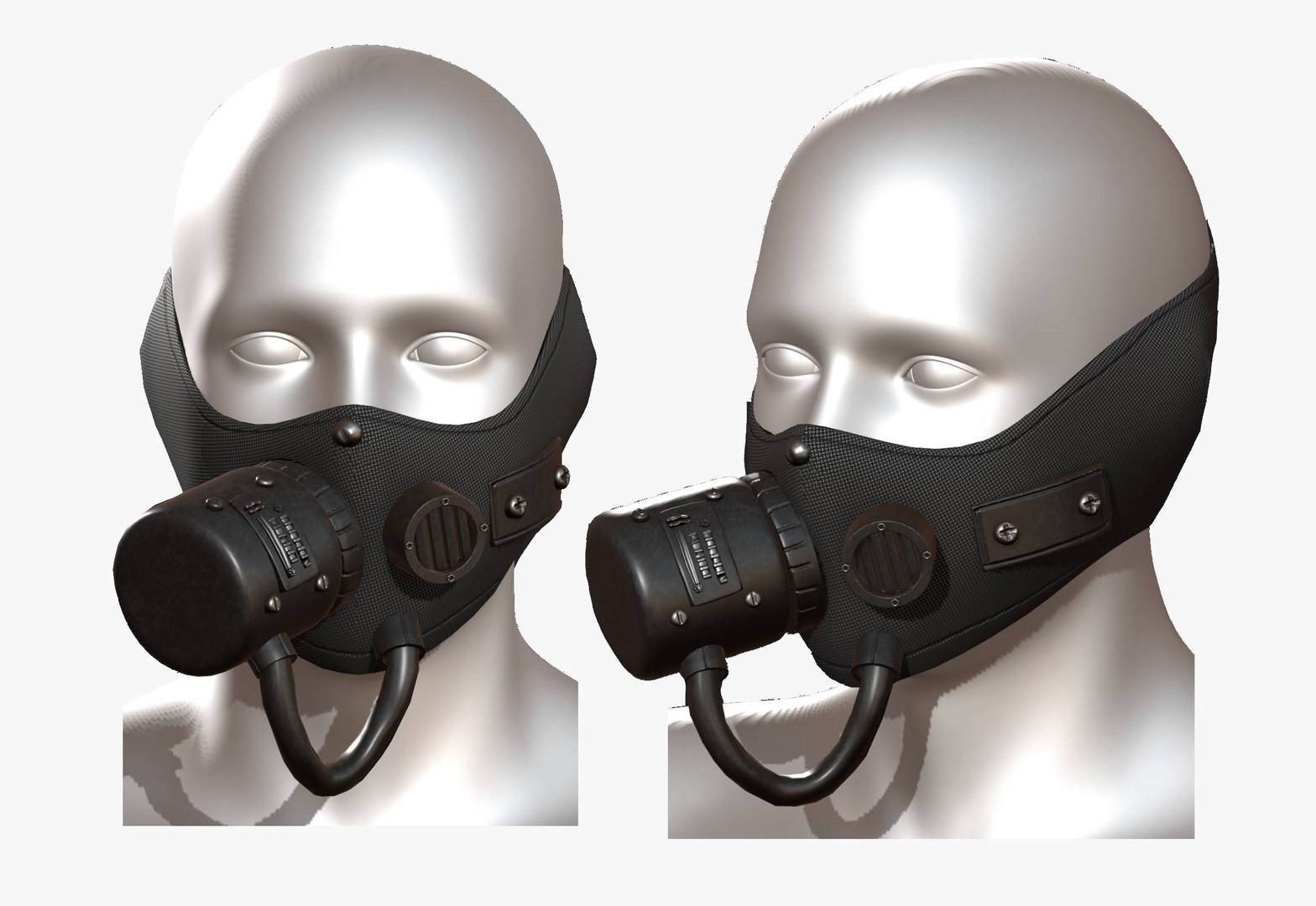 Gas mask 3D model - TurboSquid 1581238