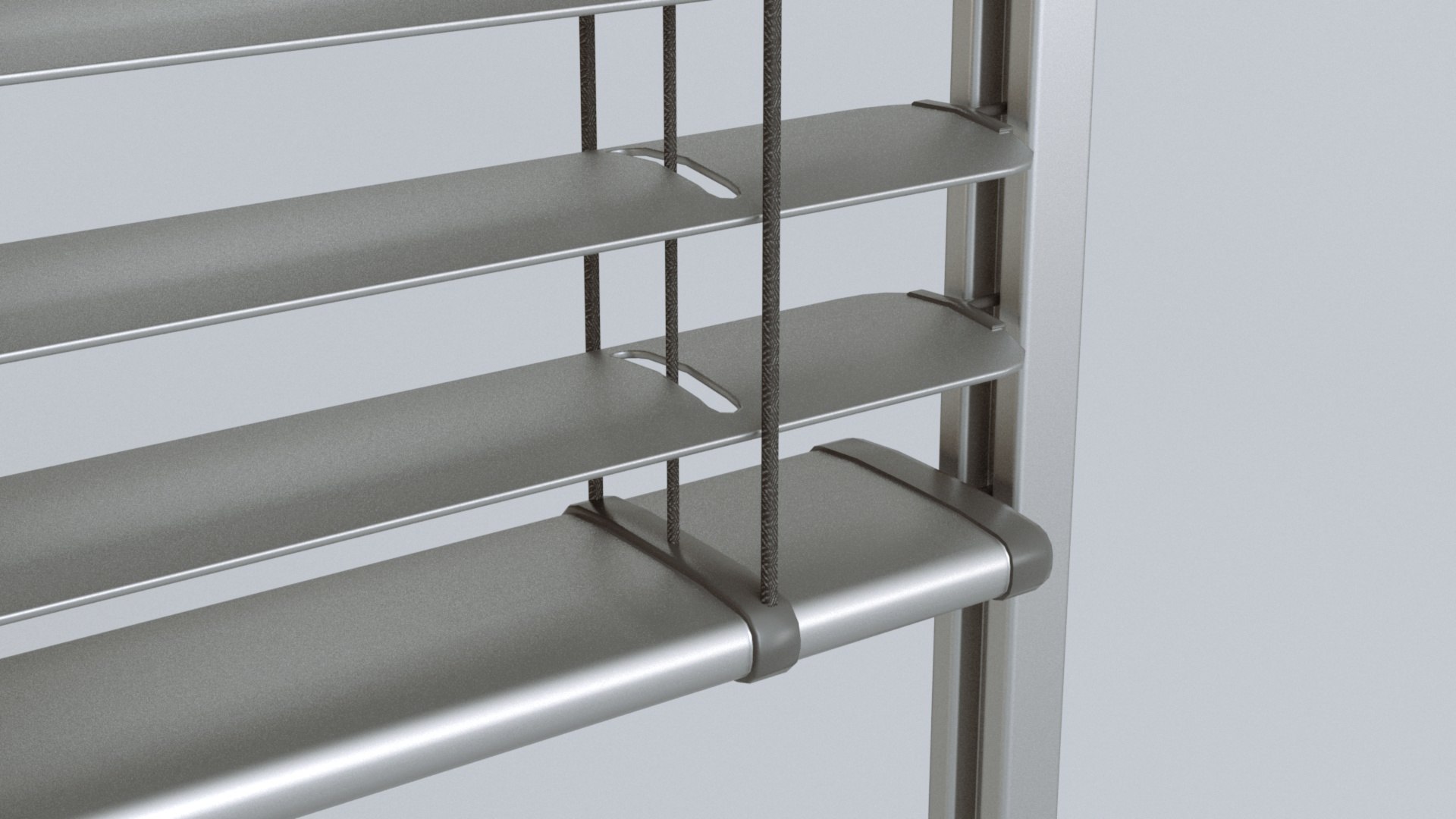 3D model venetian blinds rails x - TurboSquid 1583112