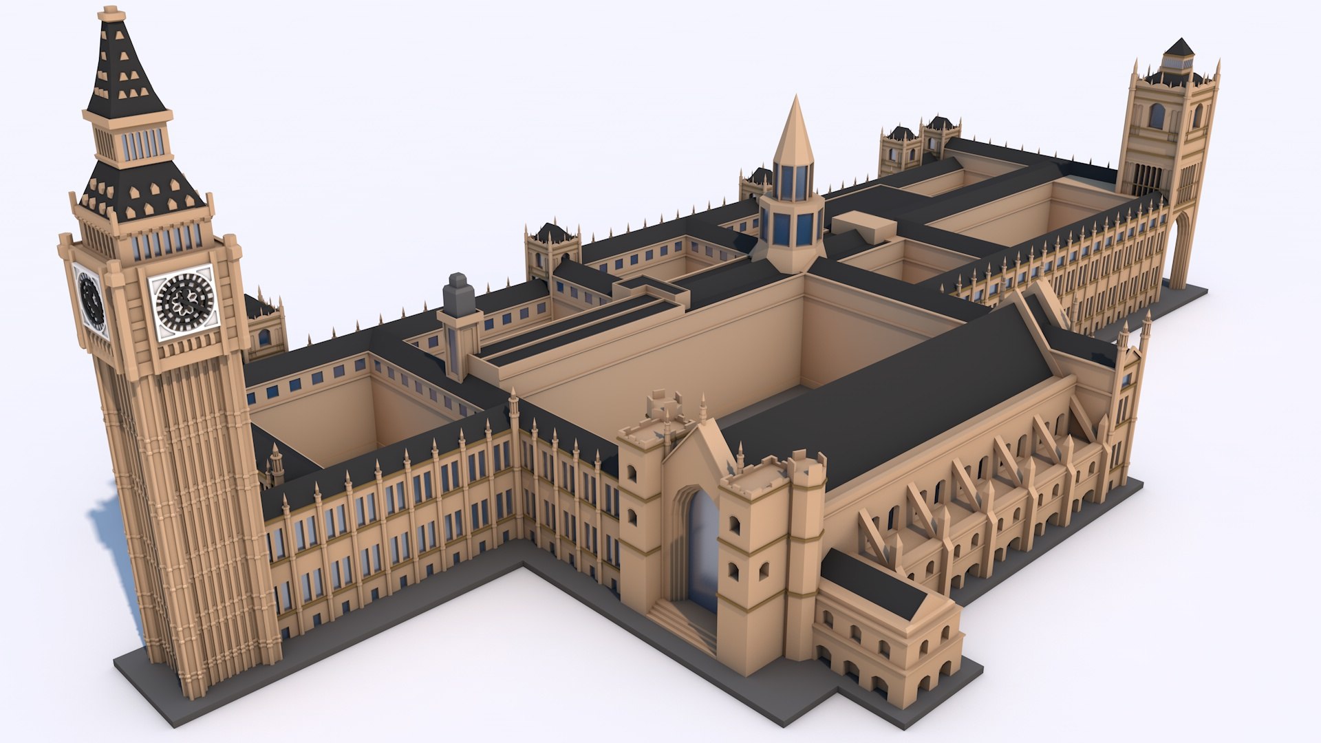 3D london landmark ben - TurboSquid 1581478