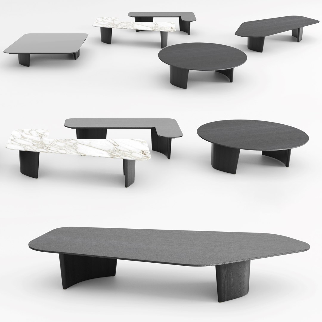 Minotti song coffee table model - TurboSquid 1581501