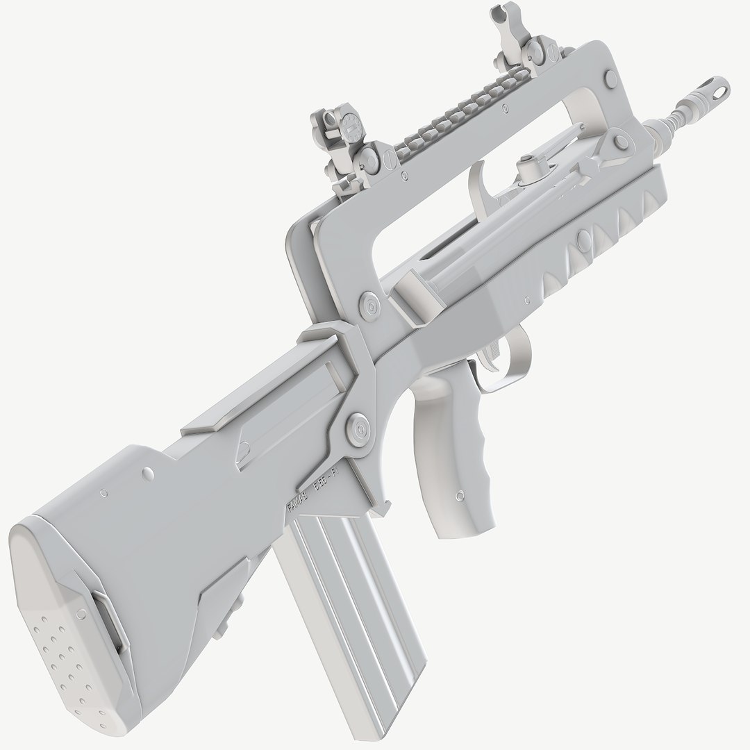 3D famas f1 normal ao model - TurboSquid 1581563