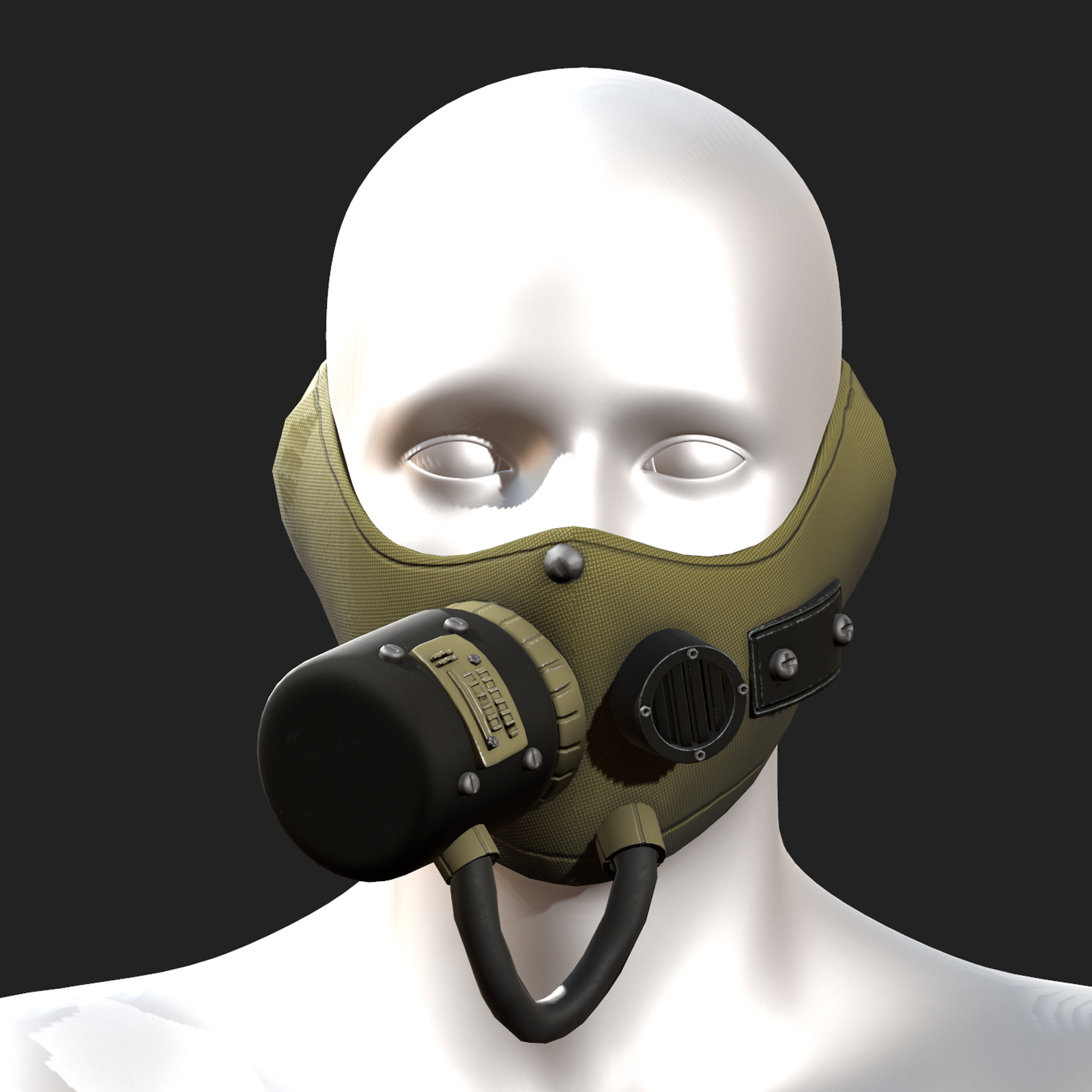 Gas mask 3D model - TurboSquid 1581737