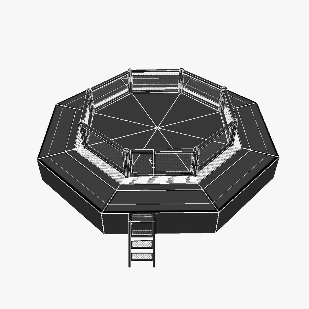 3D model mixed octagon ring - TurboSquid 1581882