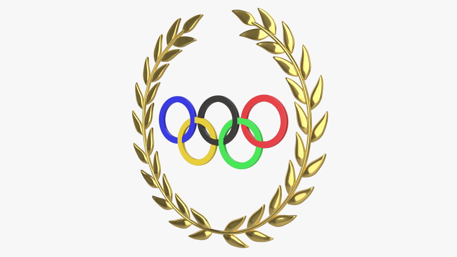 Olympic games rings 3D model - TurboSquid 1614113