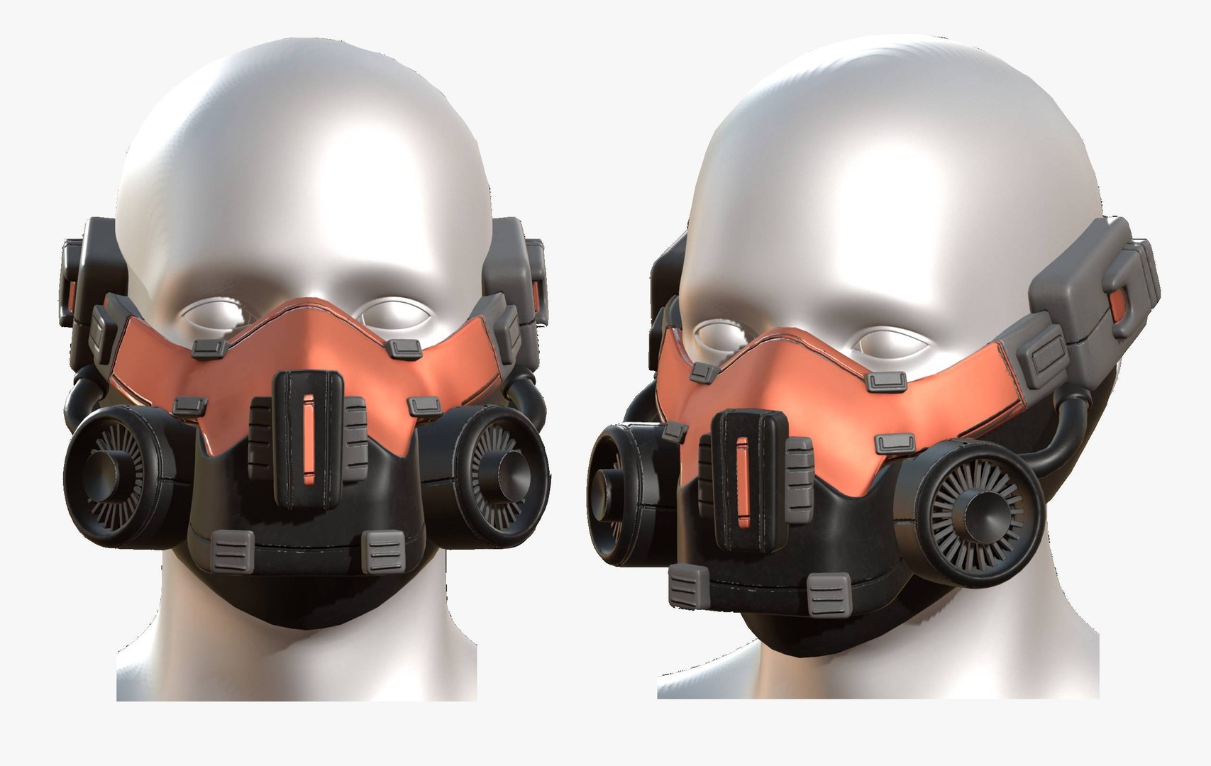 Gas mask 3D model - TurboSquid 1582241