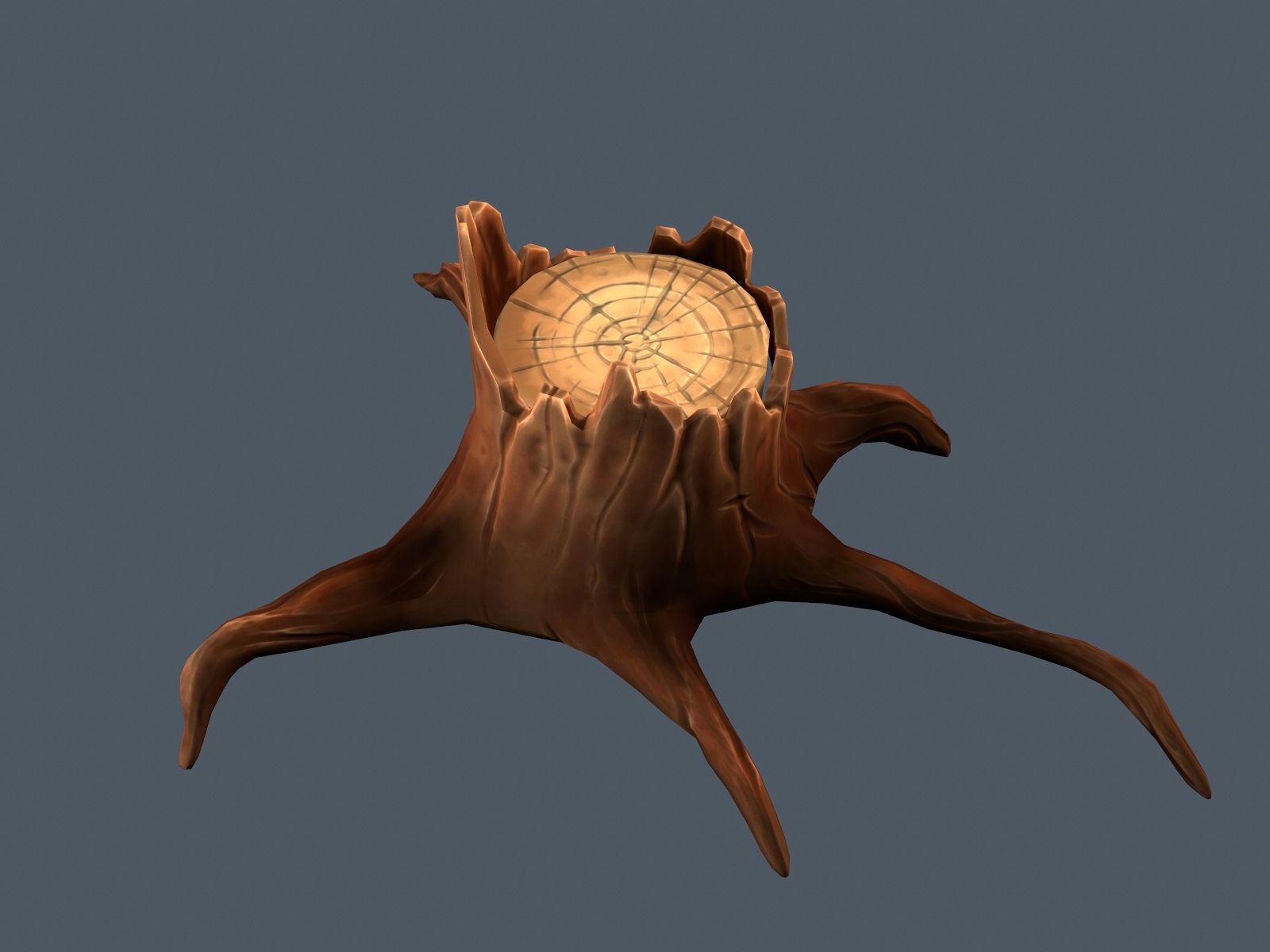 Stylized stump 3D model - TurboSquid 1582294