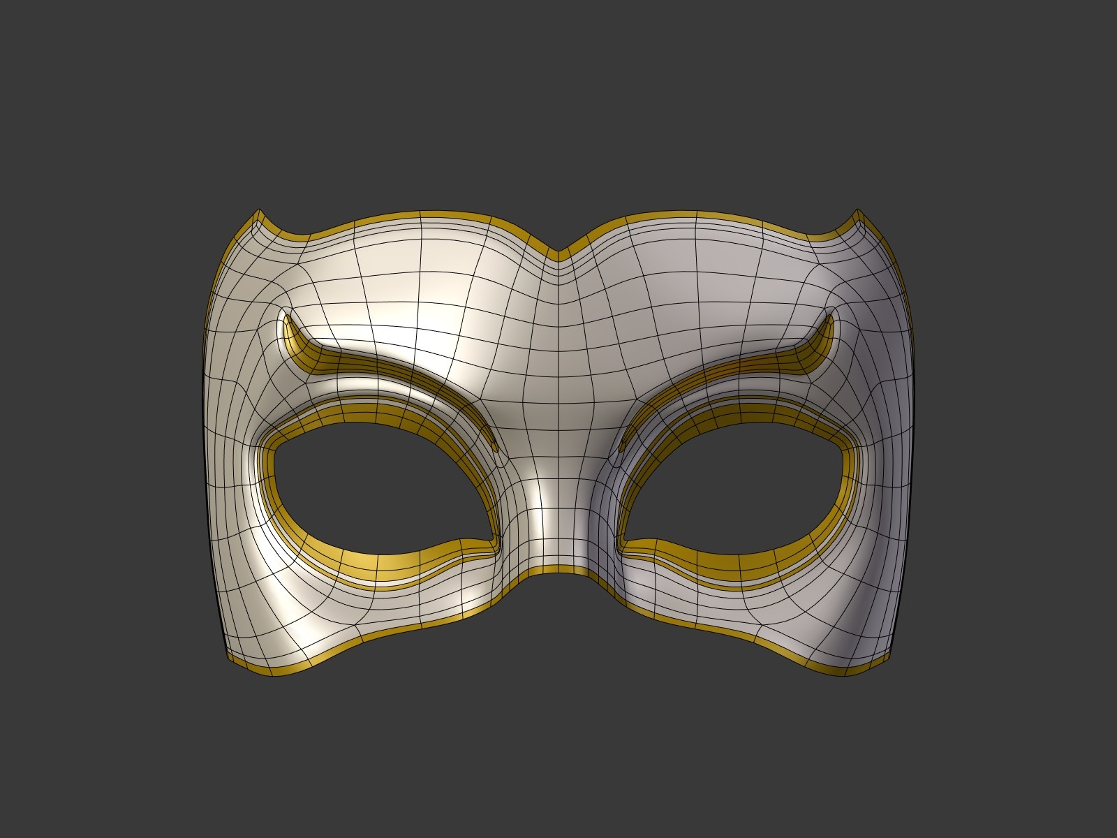 Mardi gras mask 3D model - TurboSquid 1582092