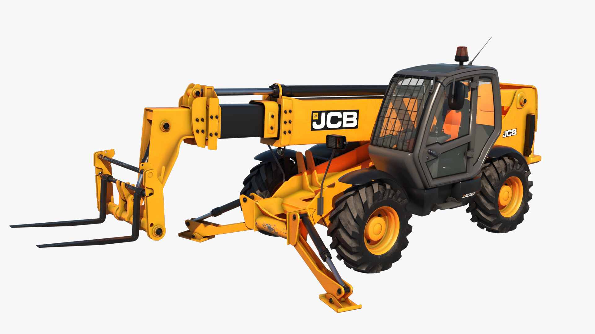 3D model telehandler telescopic handler forklift - TurboSquid 1582449