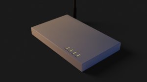 Ethernet Router 3D Models for Download | TurboSquid