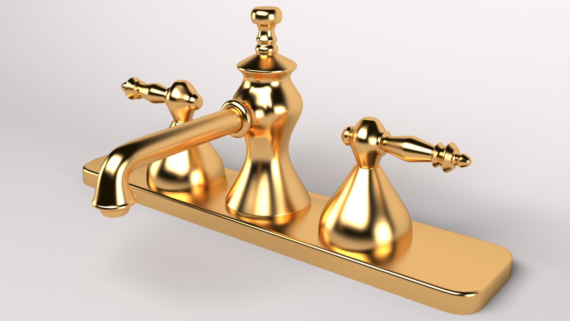 3D bathroom faucet model - TurboSquid 1582629