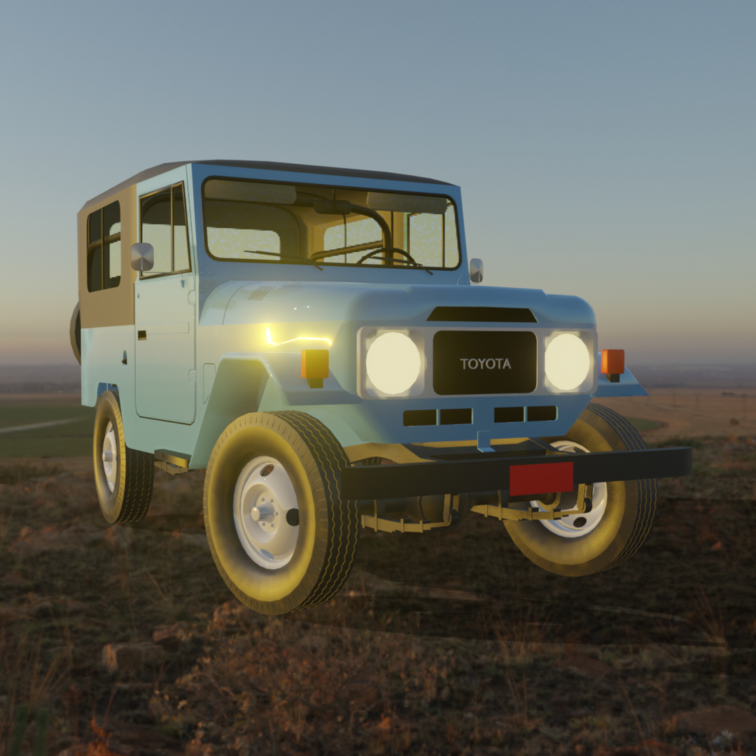 3D toyota land cruiser model - TurboSquid 1583389