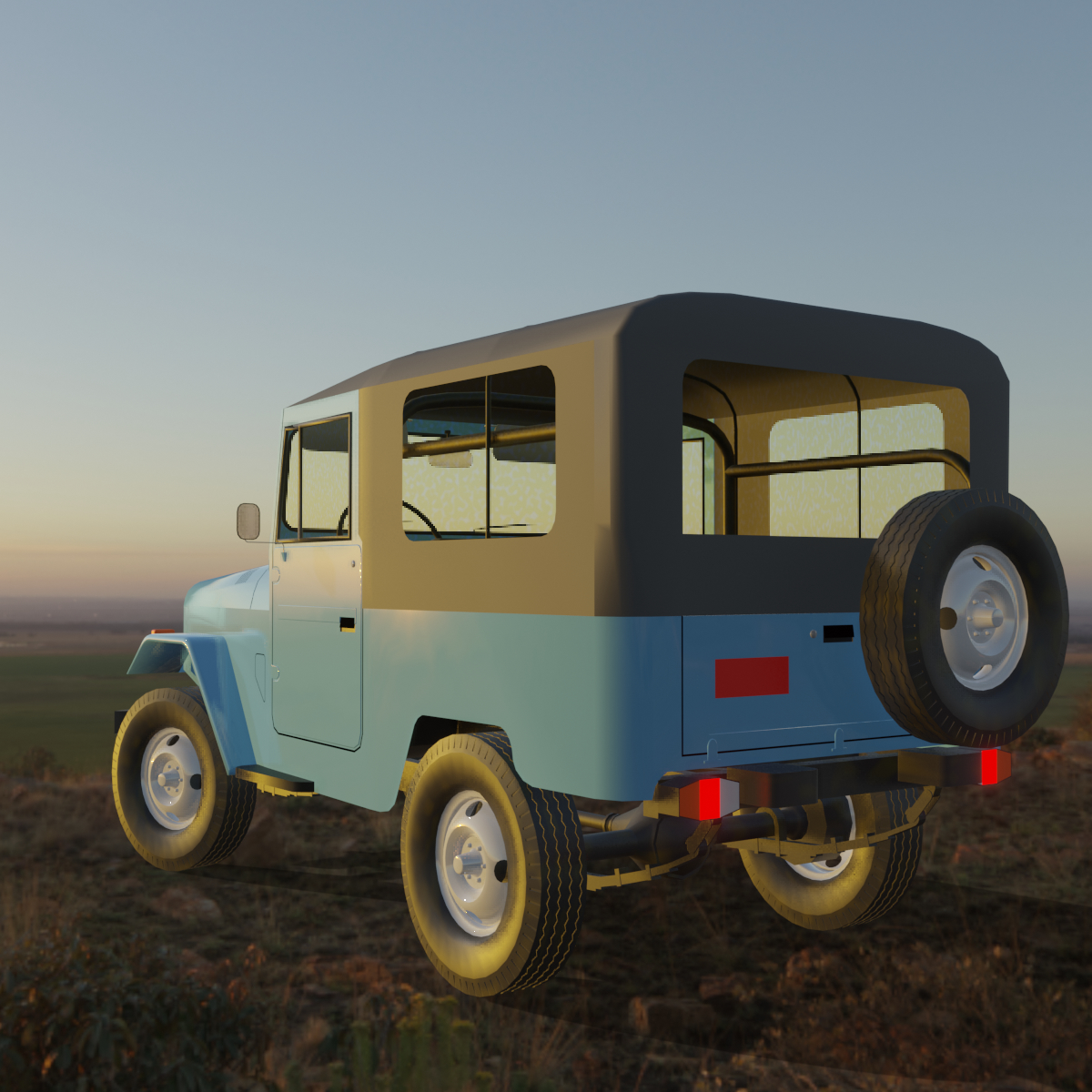 3D toyota land cruiser model - TurboSquid 1583389