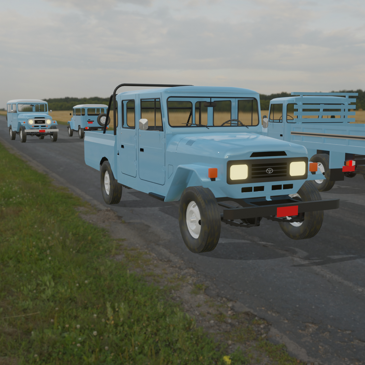 3D toyota land cruiser model - TurboSquid 1583389