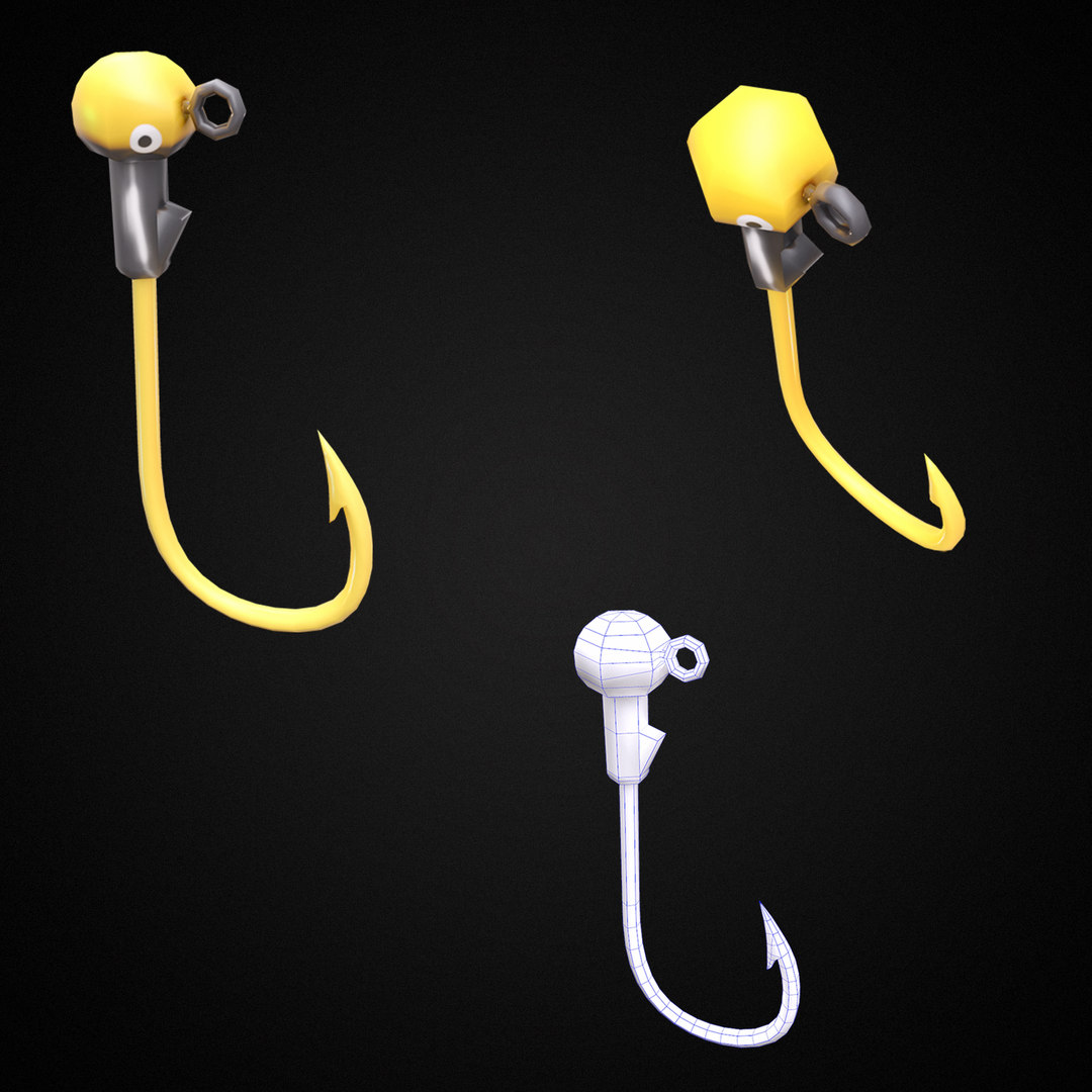 Professional fishing hook 3D model - TurboSquid 1586490