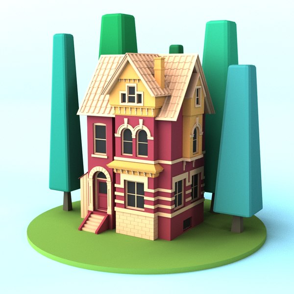 Cartoon House 3D Models for Download | TurboSquid