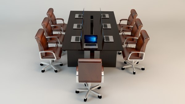 3D conference table - TurboSquid 1583067