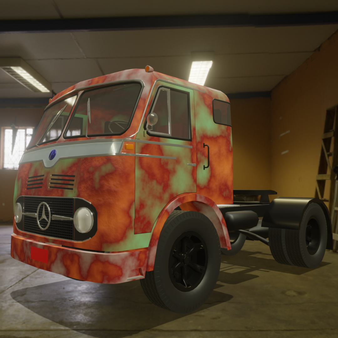 Mercedes benz lps 331 3D model - TurboSquid 1583000