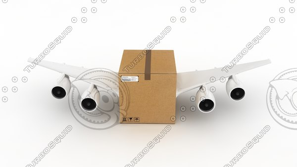 3D corrugated box airplane wings - TurboSquid 1583238