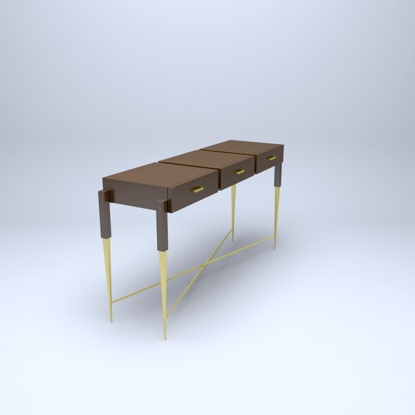 modelo 3d console table - TurboSquid 1583348
