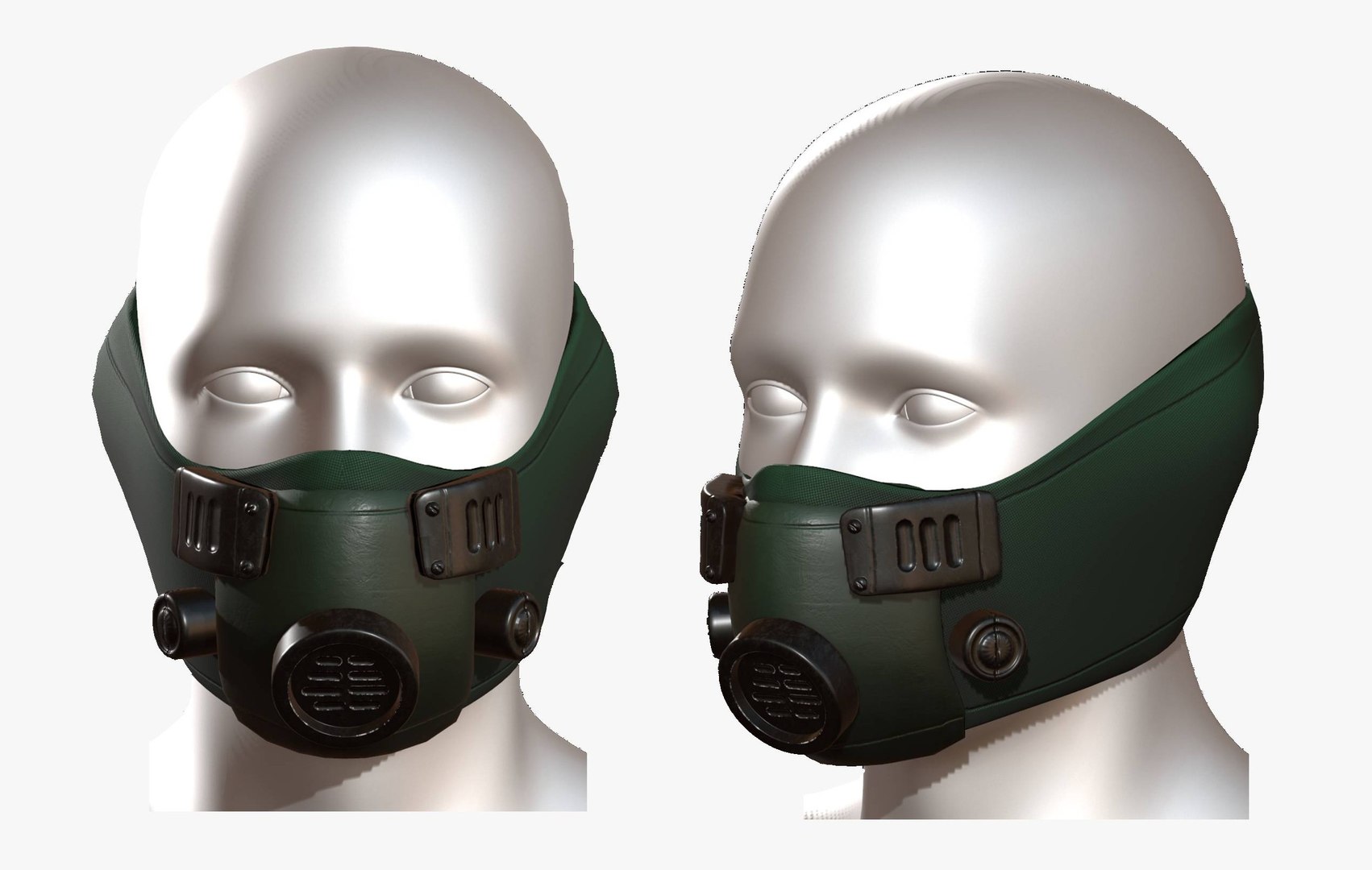 Gas mask 3D model - TurboSquid 1583397