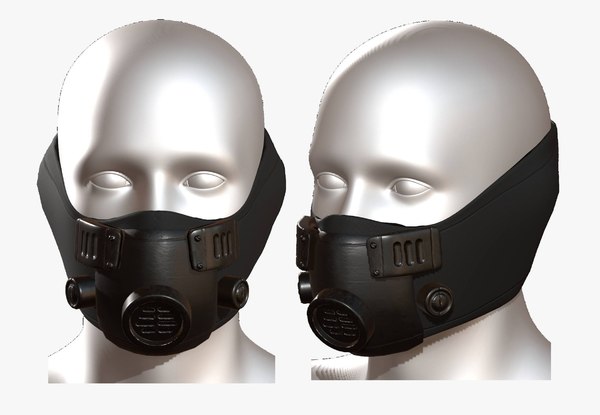 3D модель Противогаз шлем scifi футуристический - TurboSquid 1583465