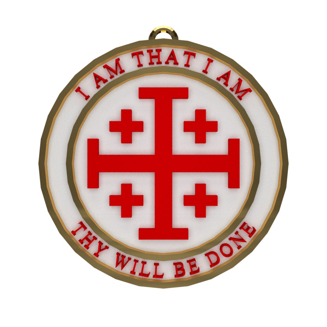 3D jerusalem cross model - TurboSquid 1583566