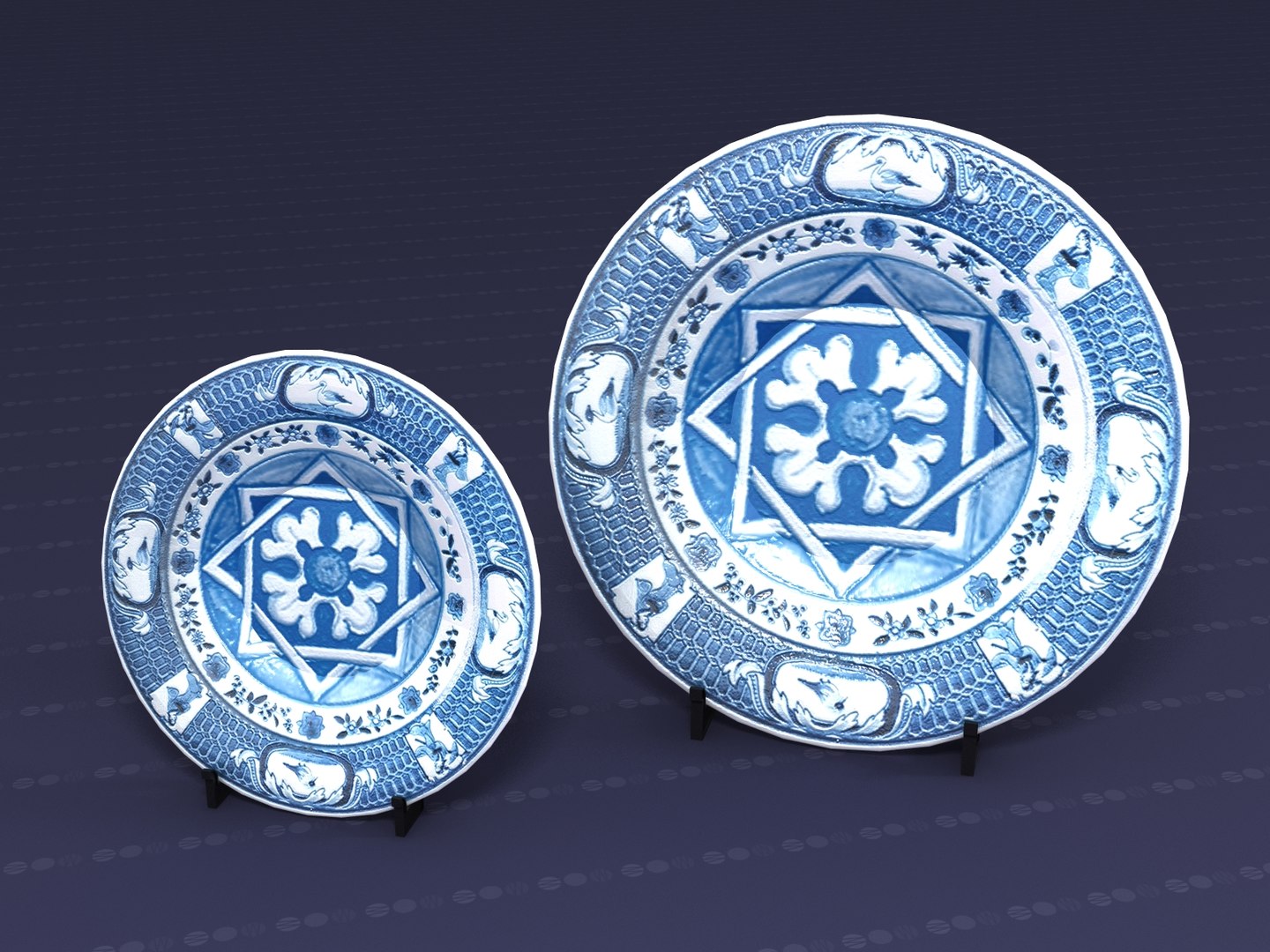 Decorative plate 3D model - TurboSquid 1583621