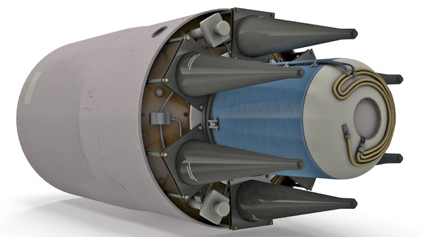 Ballistic missile warhead war 3D - TurboSquid 1583603