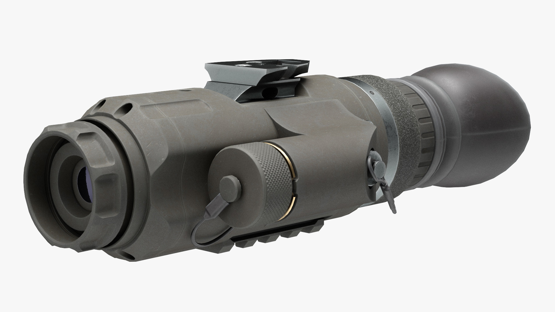 3D thermal weapon scope trijicon - TurboSquid 1583796